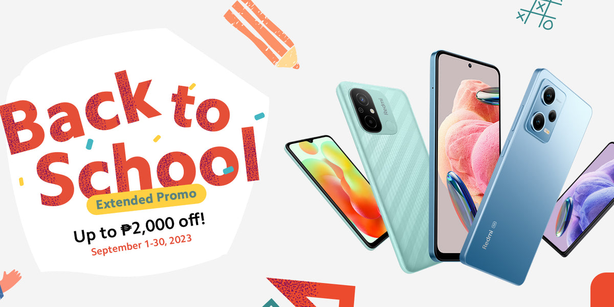 Back-to-School Extended Promo | Authorized Xiaomi Store PH Online