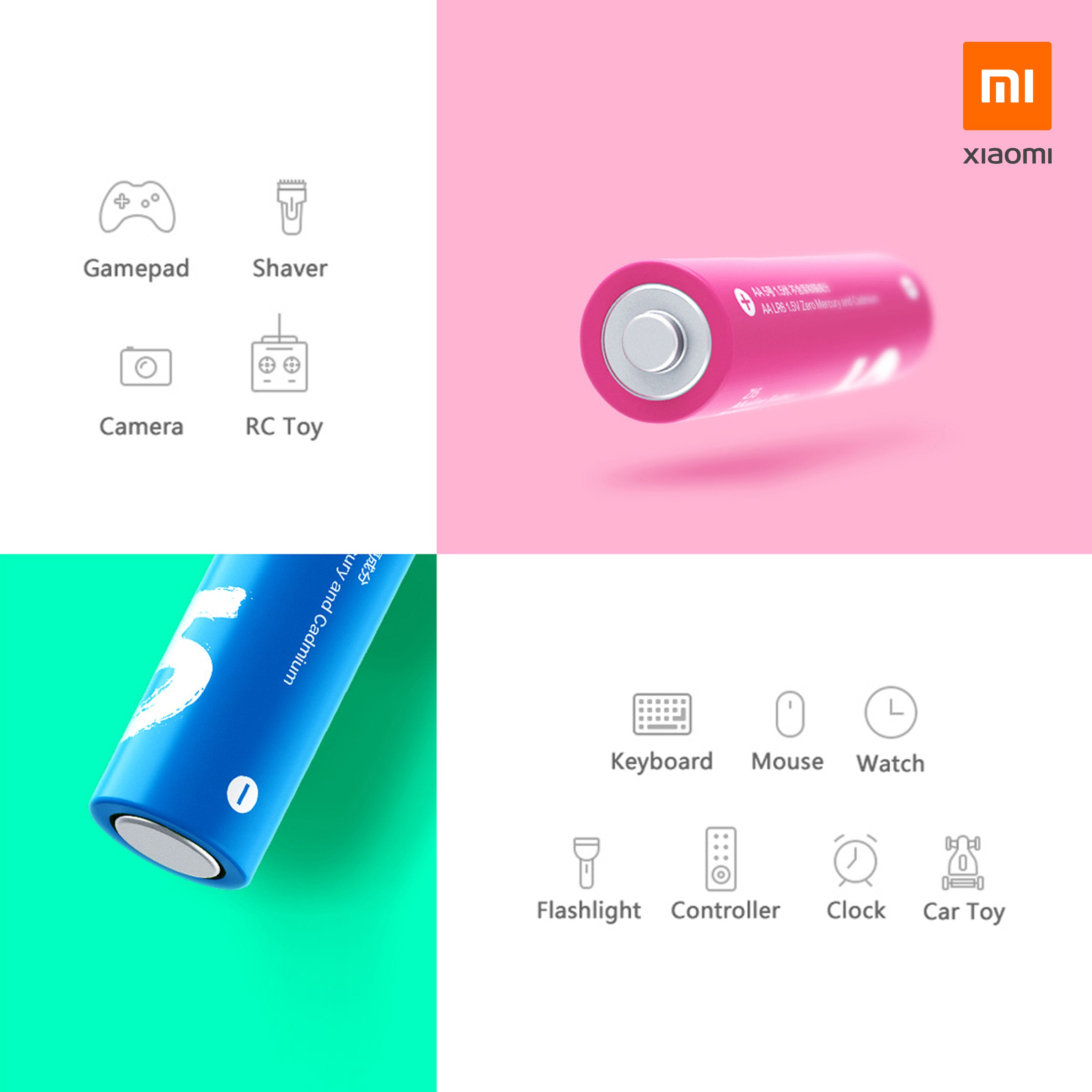 Xiaomi Rainbow Batteries | Authorized Xiaomi Store PH Online
