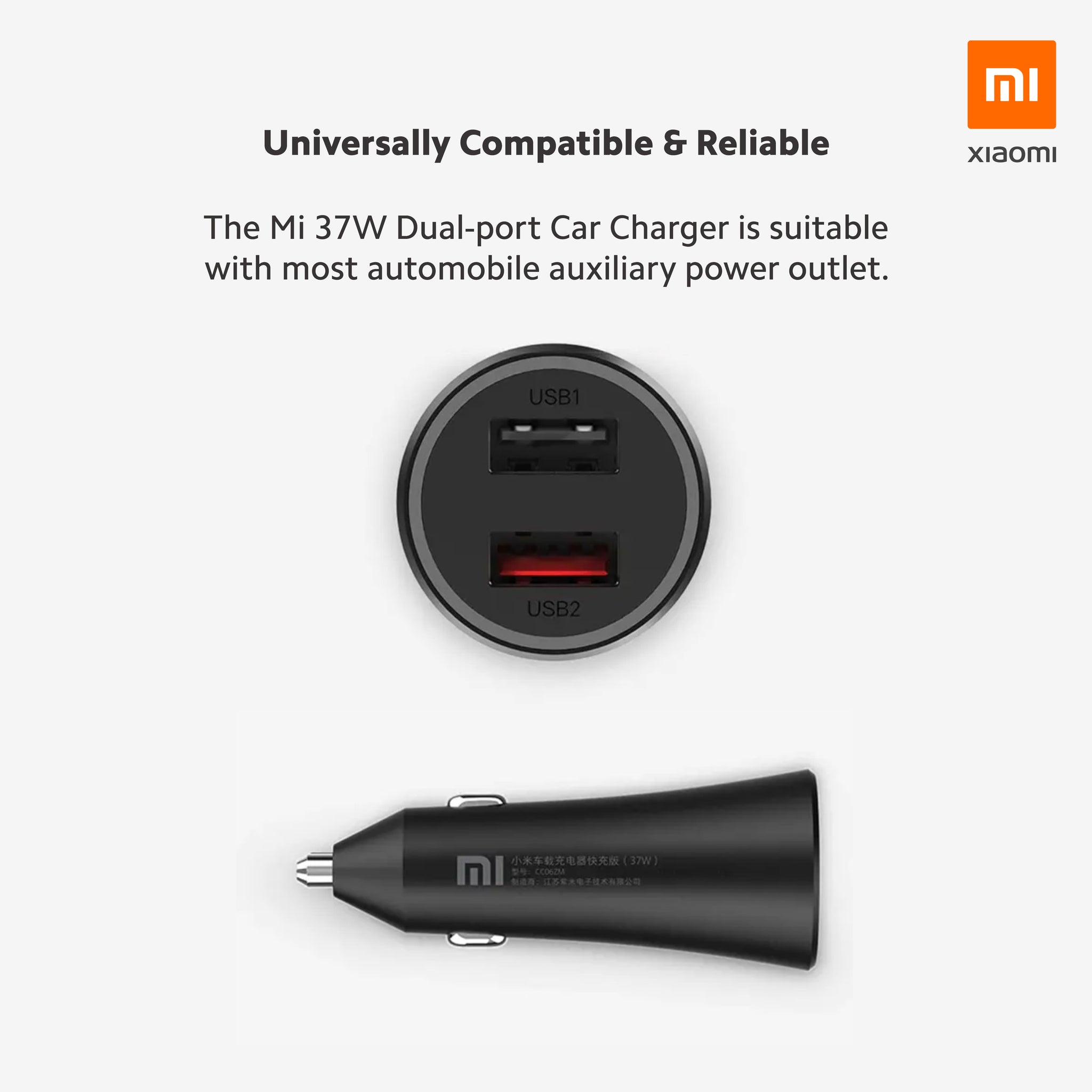 Mi 37W Dual-Port Car Charger | Authorized Xiaomi Store PH Online